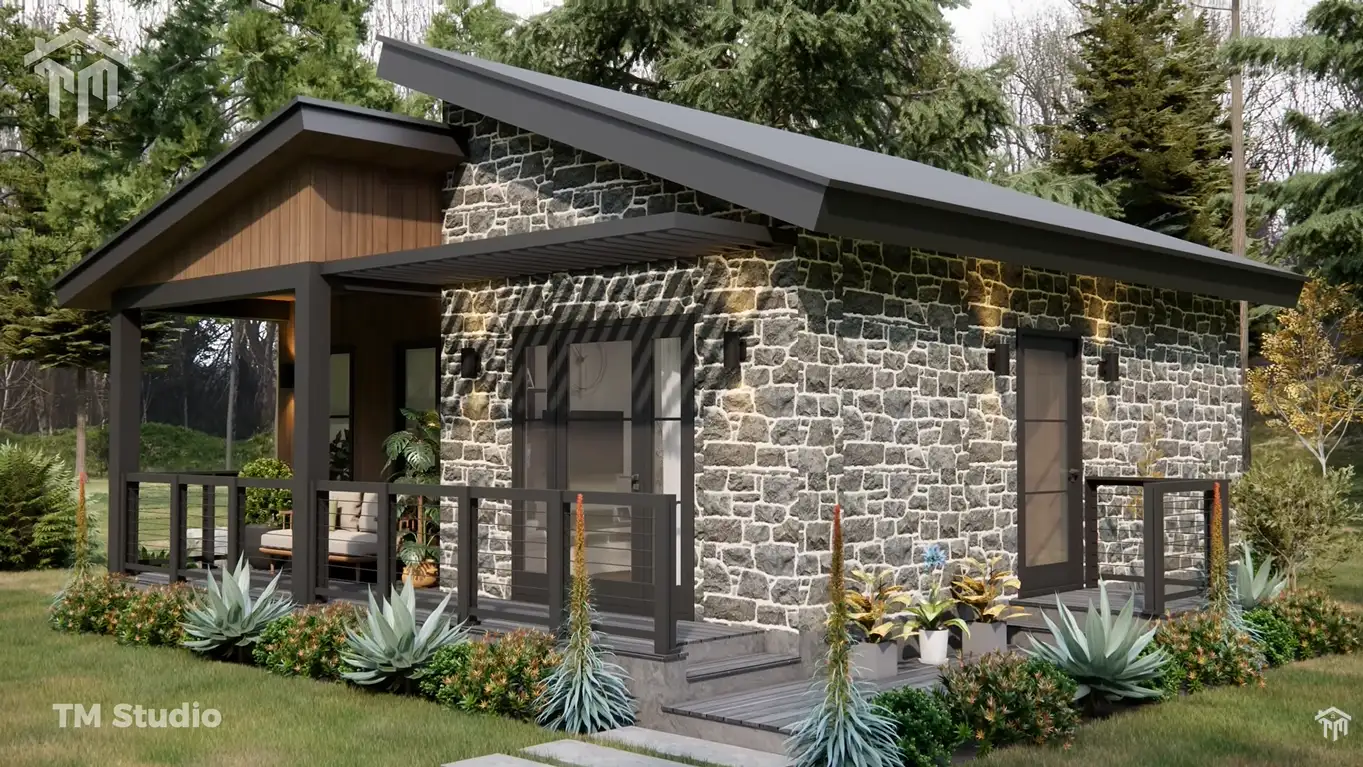 TMS-020-CF1 - TM Studio - Small House Design