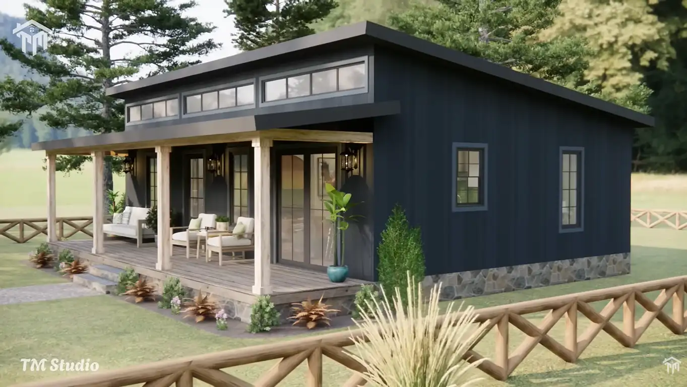 TMS-019-CF1 - TM Studio - Small House Design