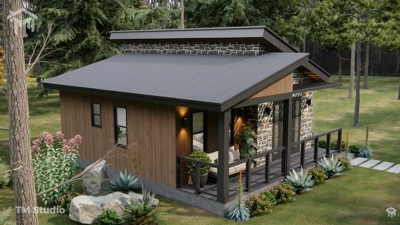 TMS-020-CF1 - TM Studio - Small House Design