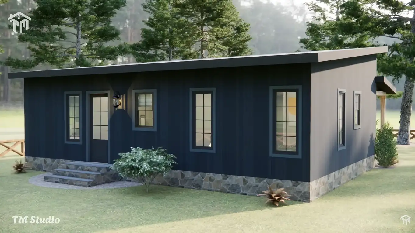 TMS-019-CF1 - TM Studio - Small House Design