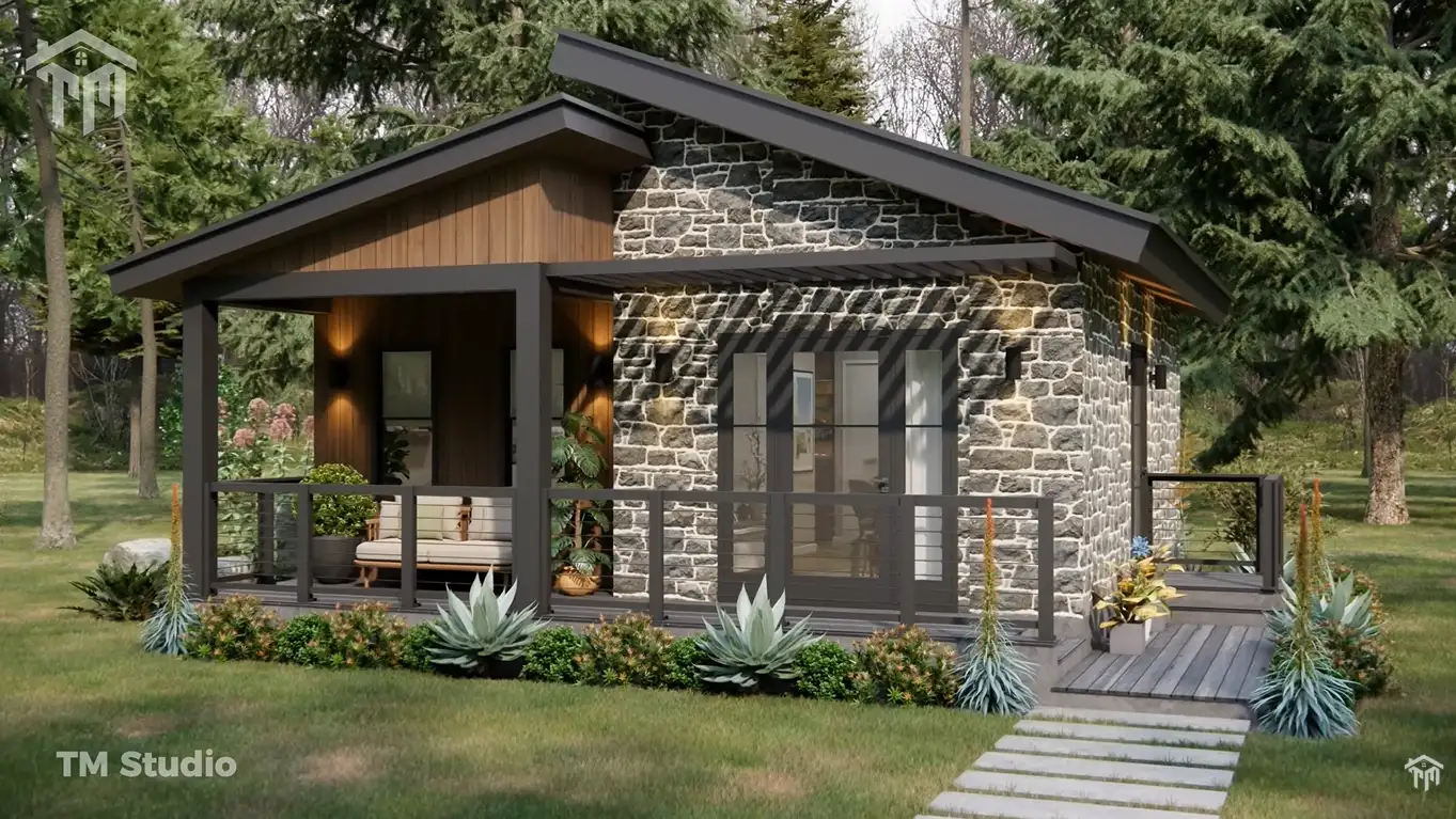 TMS-020-CF1 - TM Studio - Small House Design