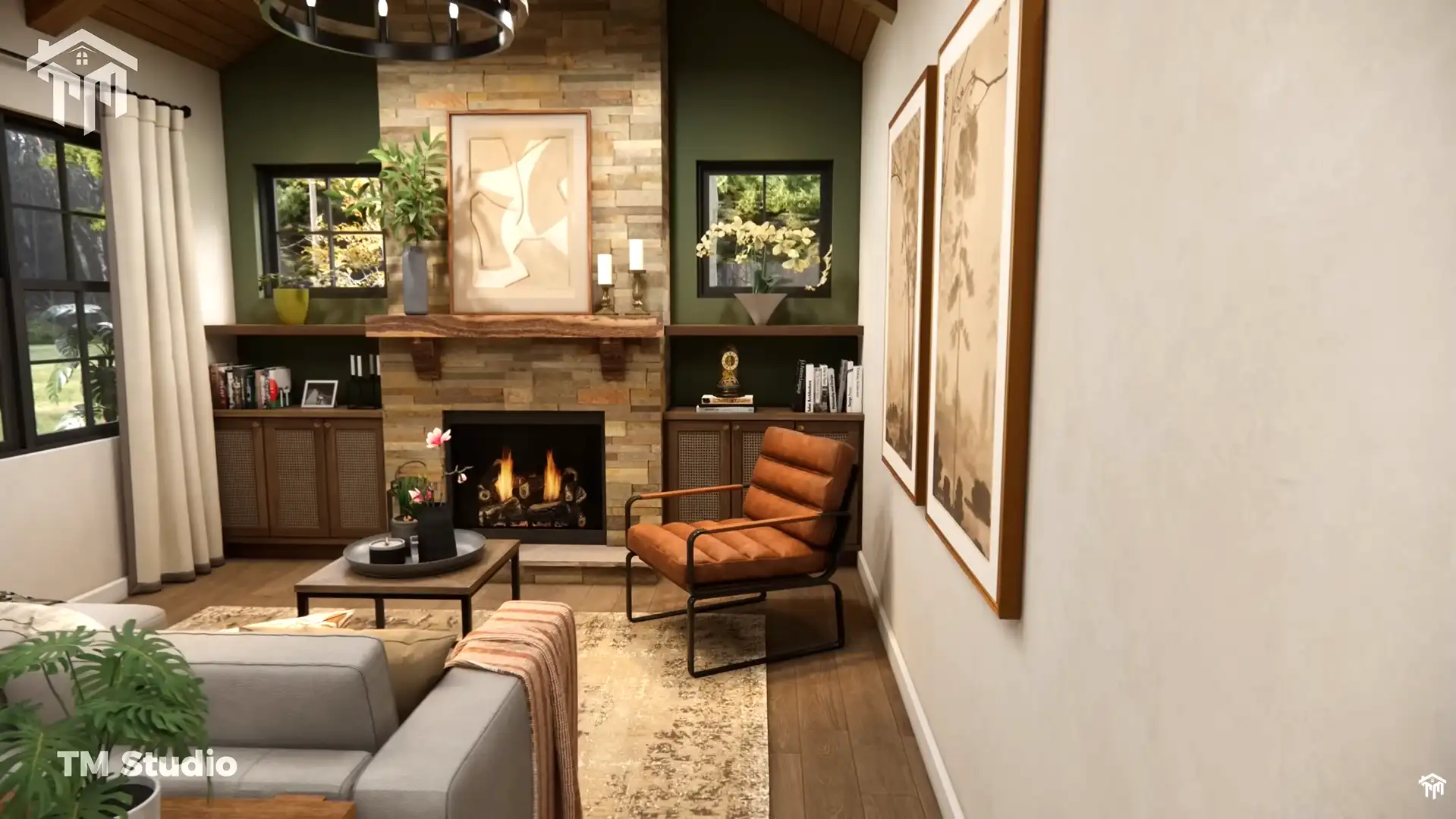 TM Studio 2 Bedroom Small House Floor Plan | Cozy Single-Story Home Design
