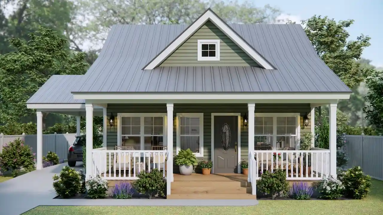 TMS-128-CF1 - TM Studio - Small House Design